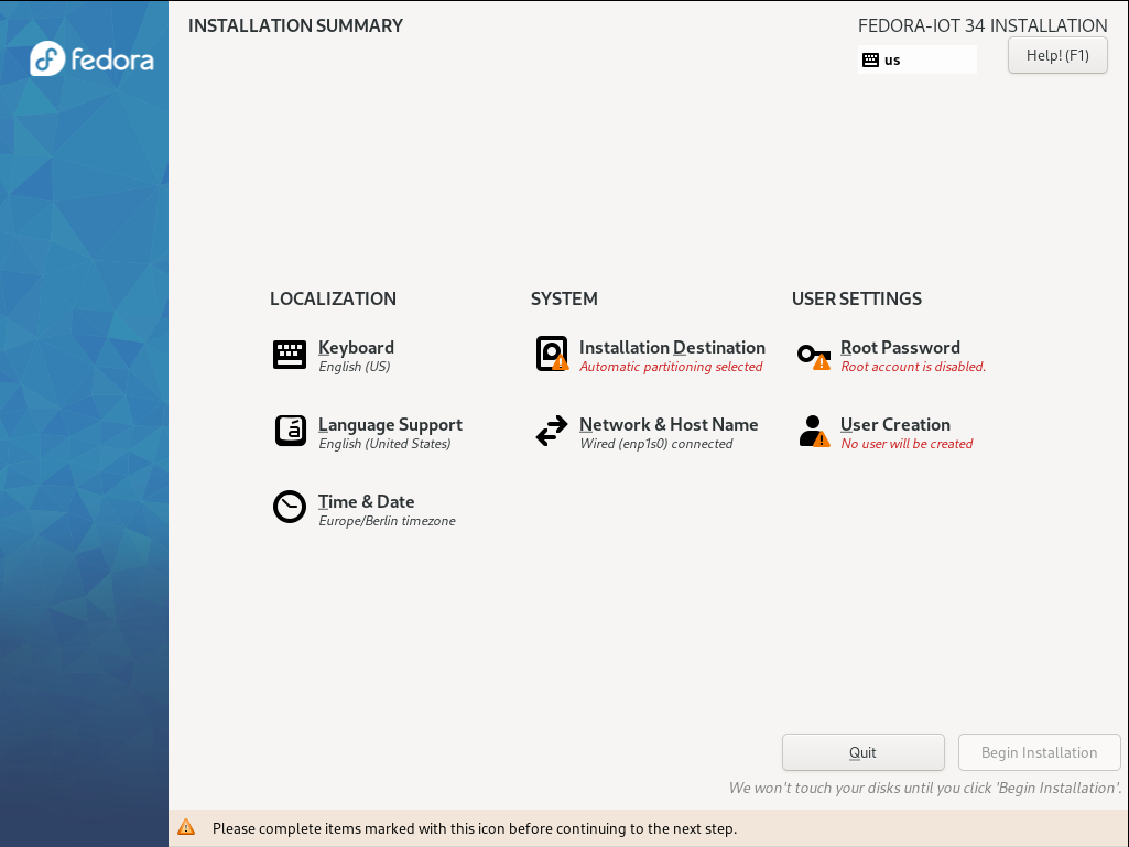 Spotlight - Fedora IoT