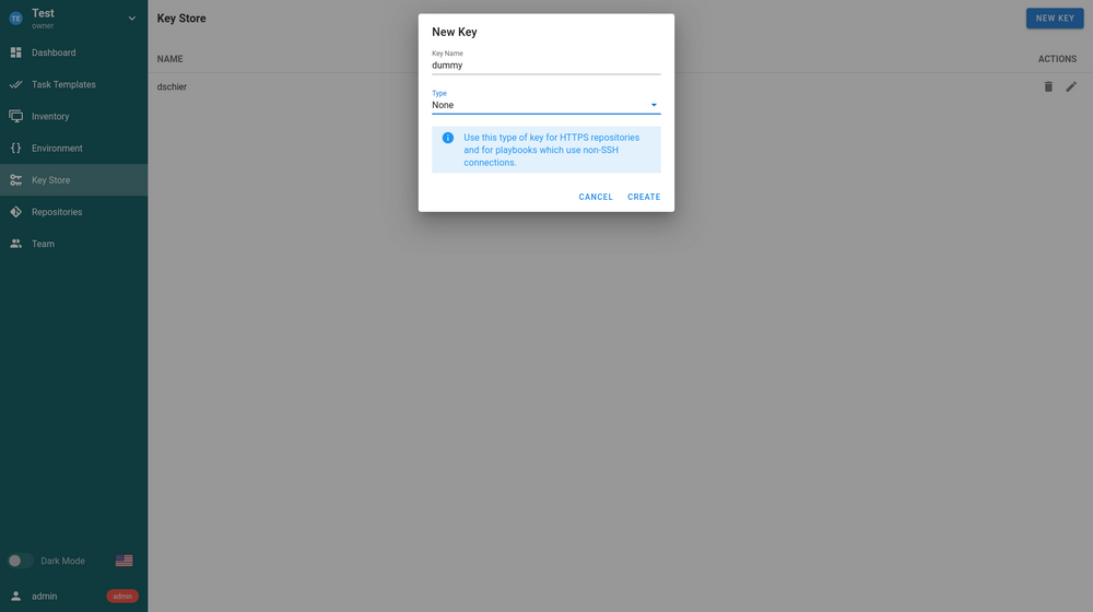 Spotlight - Ansible Semaphore