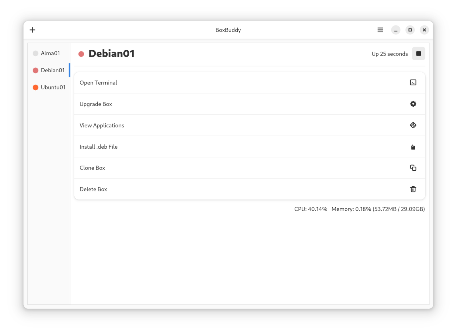 Container - GTK tools