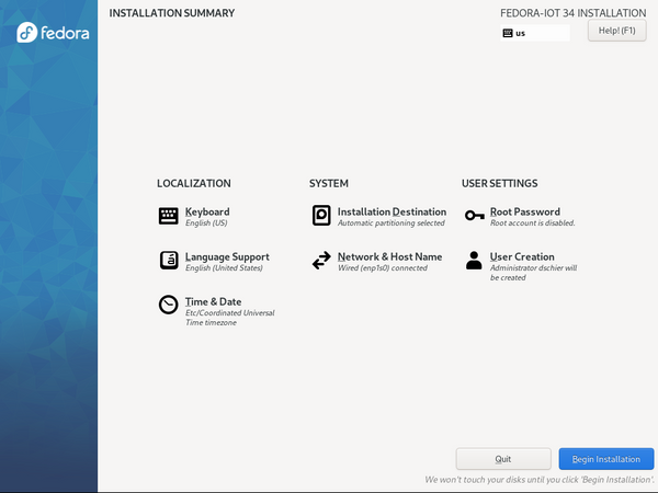 IoT/Edge - Fedora + Ansible + Podman